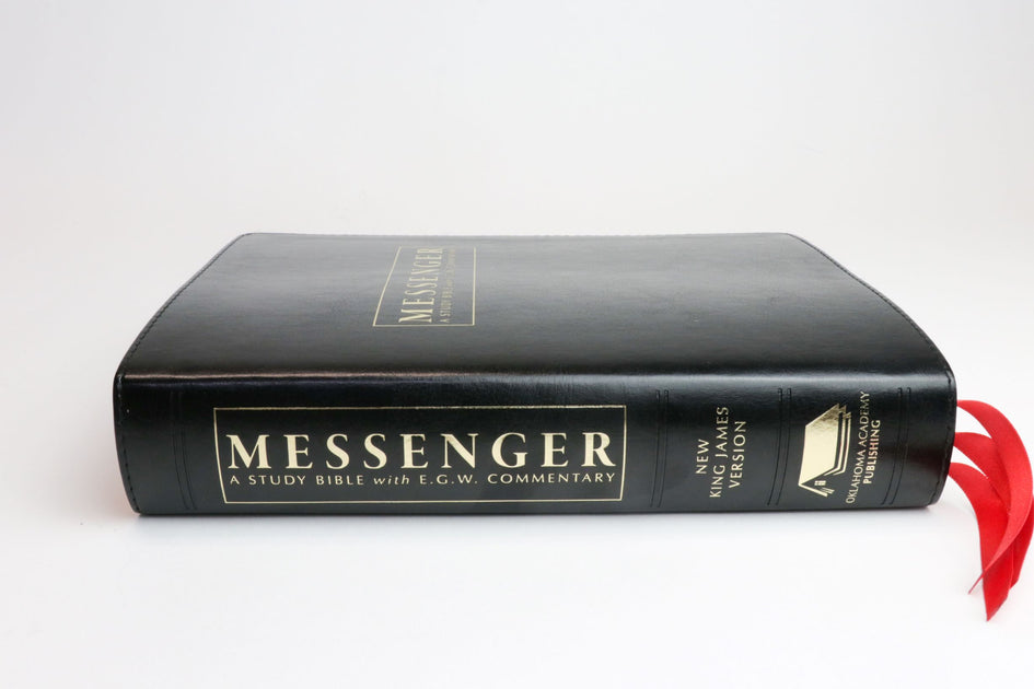 Messenger Study Bible NKJV /w EGW Commentary - Oynx Black – OA Publishing